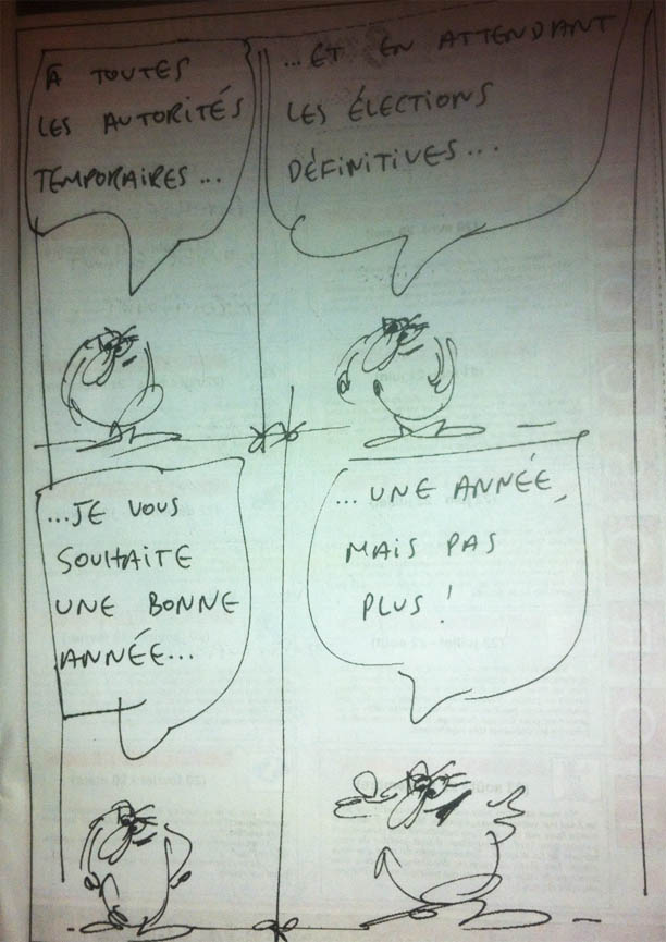 Caricatures: Les voeux des BokBok | Directinfo